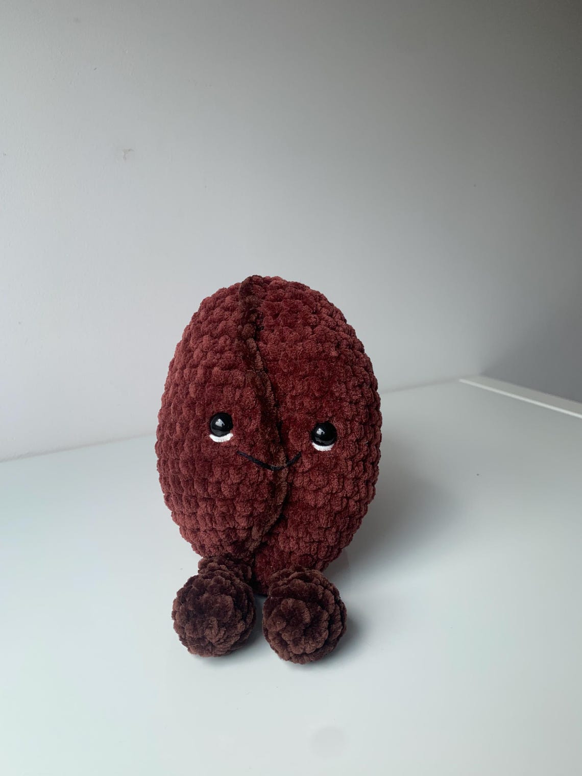 Coffee Bean Plush Crochet Pattern – Cute Amigurumi Toy DIY - Etsy