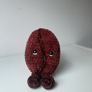 Coffee Bean Plush Crochet Pattern – Cute Amigurumi Toy DIY - Etsy