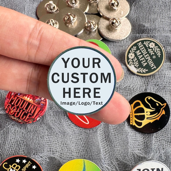 Custom Logo Pins - Etsy