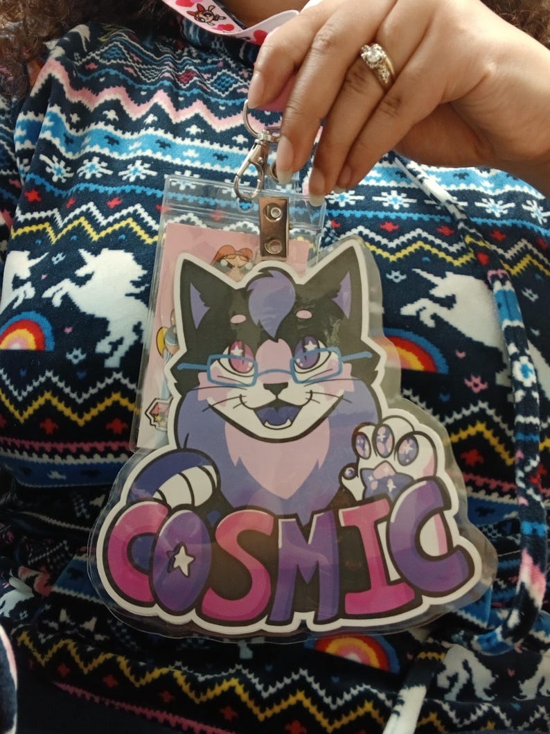 Furry Badge Commissions || Custom Physical Badges for Conventions ...