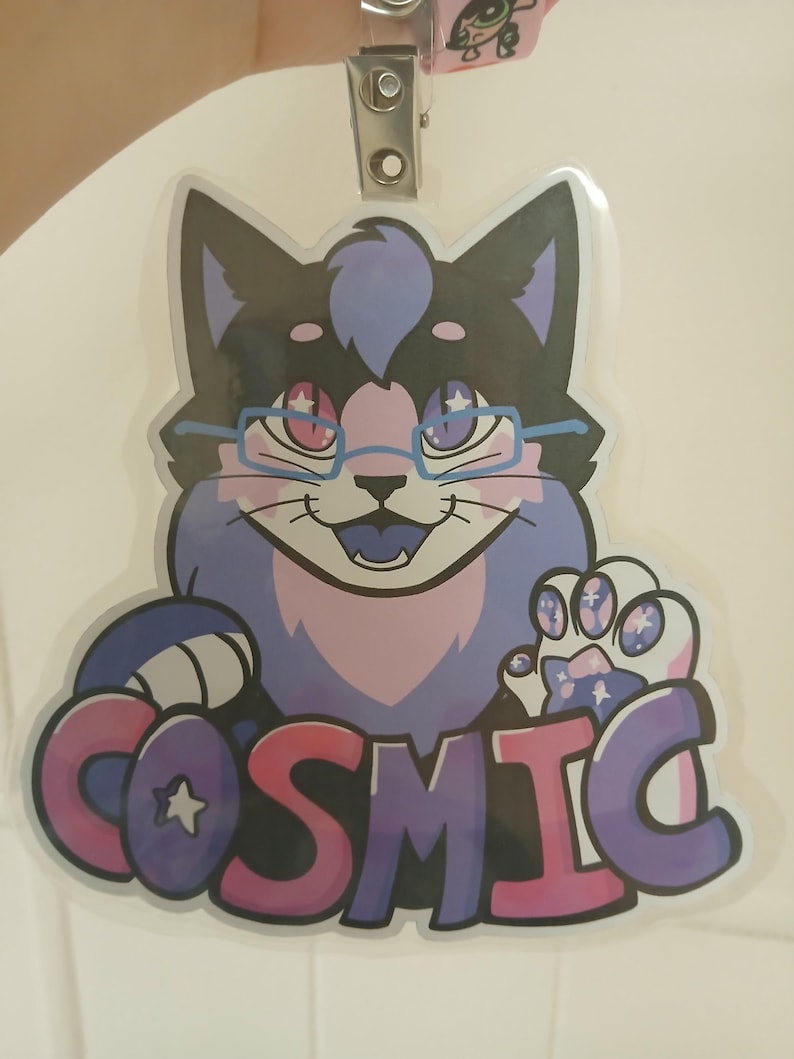 Furry Badge Commissions || Custom Physical Badges for Conventions ...
