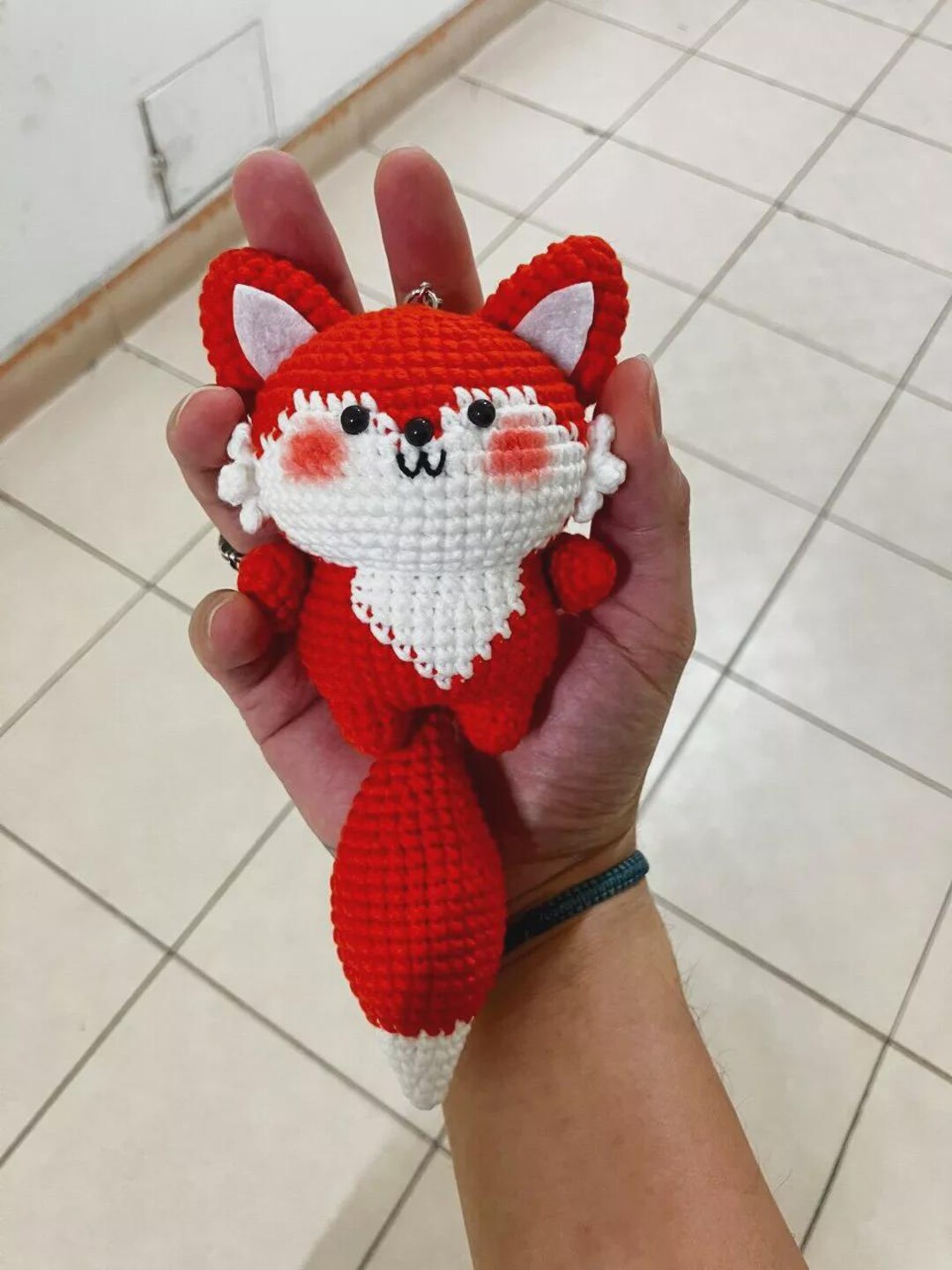 A Baby Cute Fox, Handmade Stuffie, Amigurumi Toy, Fox Lover Gift, Gift ...