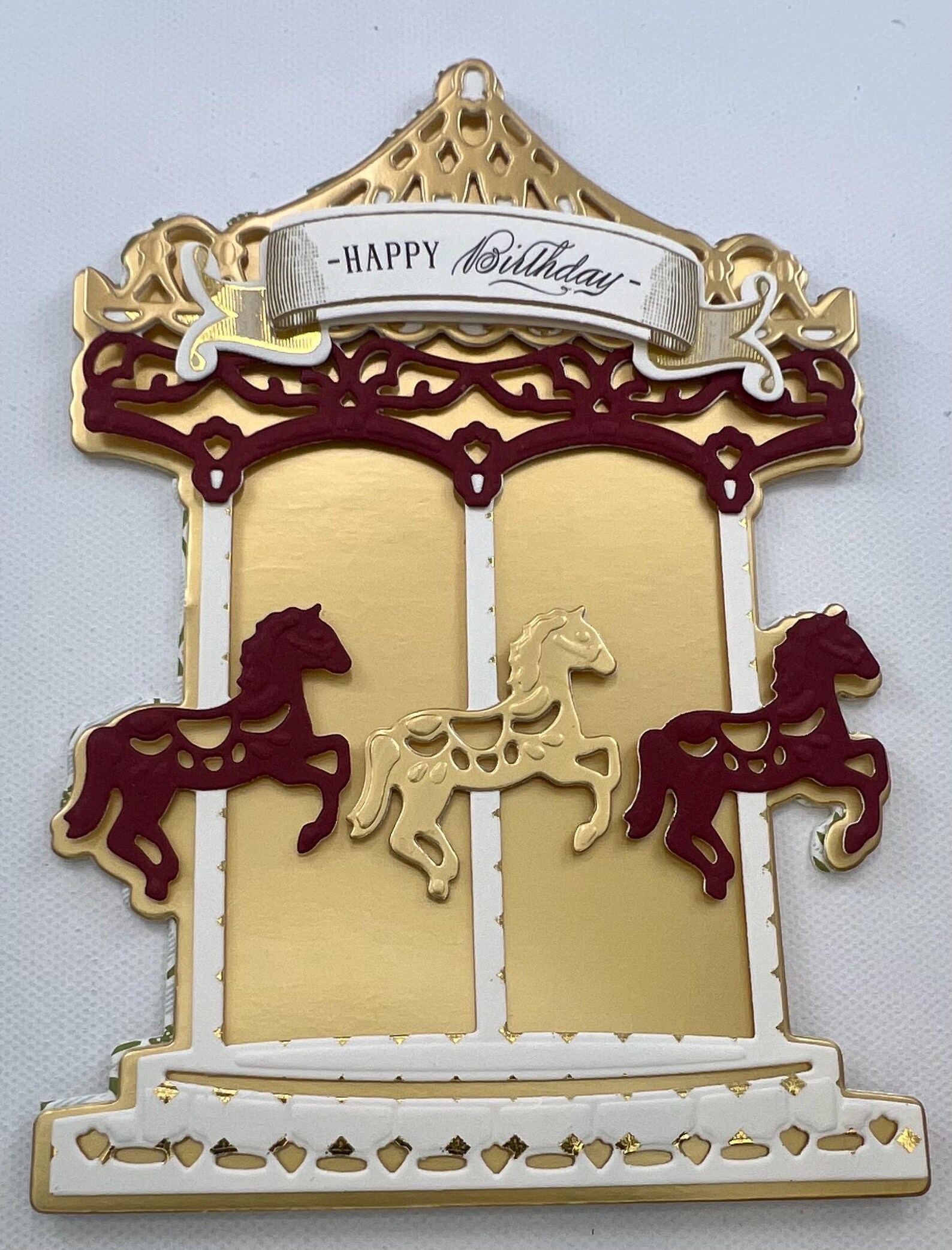 Carousel Merry-go-round Greeting Card. Multiple Sentiments to Choose ...