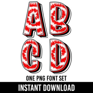 Red and White Alphabet, Doodle Font, Letters, Sports Alpha, Team Name ...