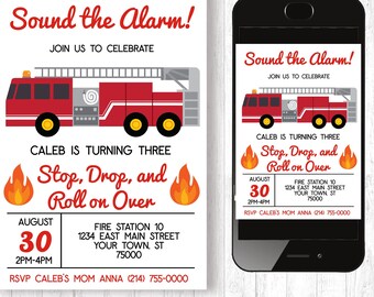 Fire Station Birthday Theme - Etsy