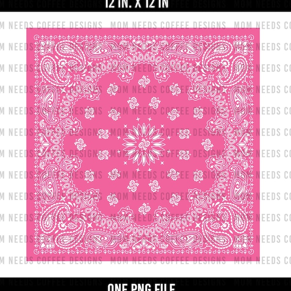 Pink Bandanas - Etsy