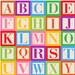 Building Blocks Clipart Alphabet B1ocks Clipart 26 Letters Block Font ...