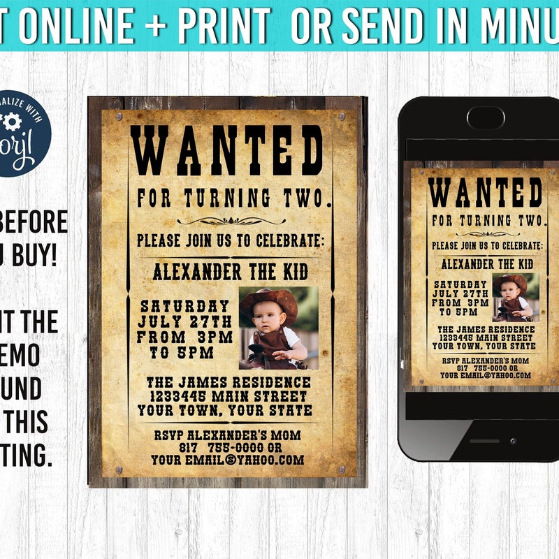 Poster Invitation - Etsy