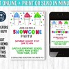Editable Snow Cone Birthday Invitation Snow Cone Birthday Instant ...