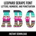 Western Serape Alphabet 26 Letters, PNG File, Serape, Serape Font ...