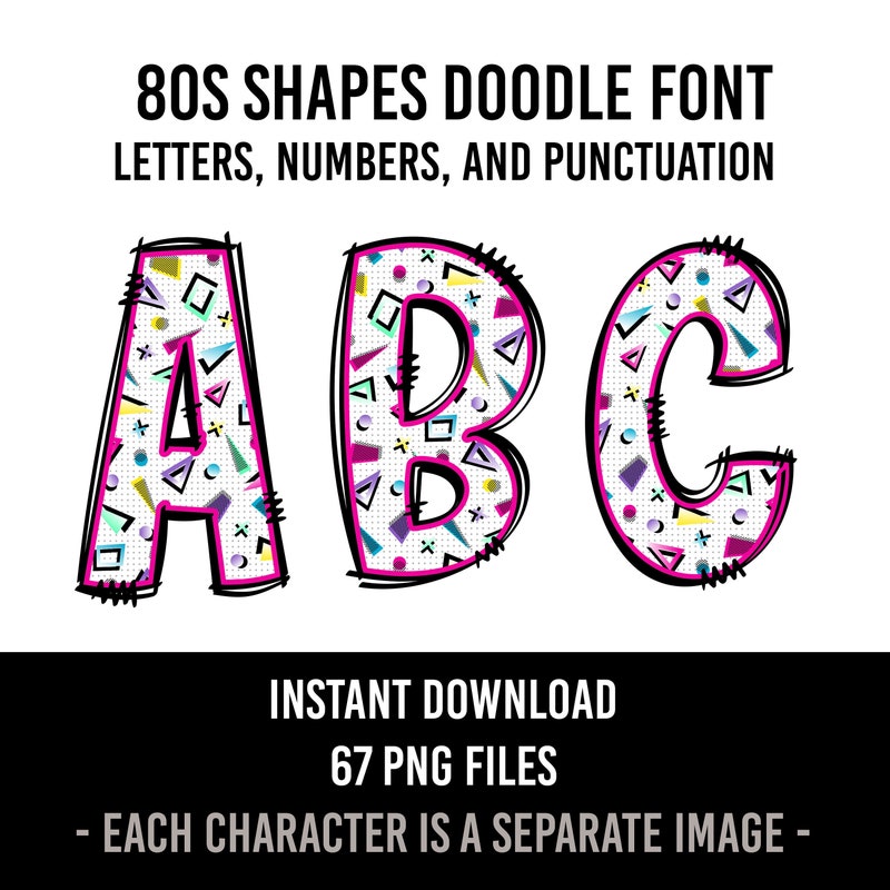 1990s Font Downloads - Etsy