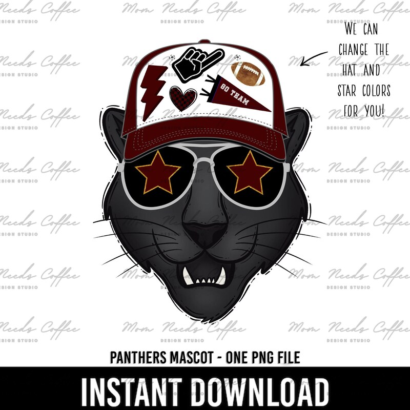 Panther Hat Design - Etsy