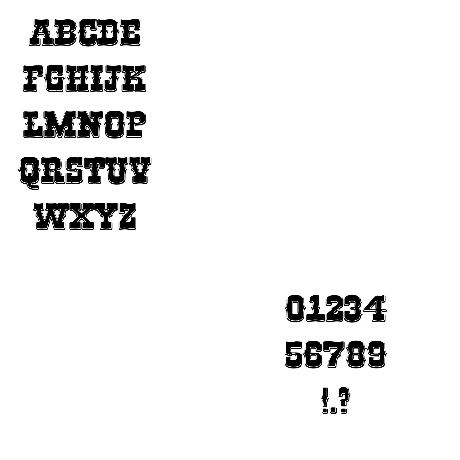 Red Bandana Font PNG: Western Letters, Numbers (instant Download) - Etsy