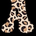 Leopard Print Alphabet Doodle Font Letters Leopard Print Numbers PNG ...