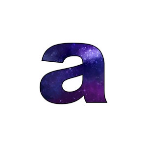 Galaxy Alphabet Stars 78 Letters Space Font Galaxy Font Numbers PNG ...