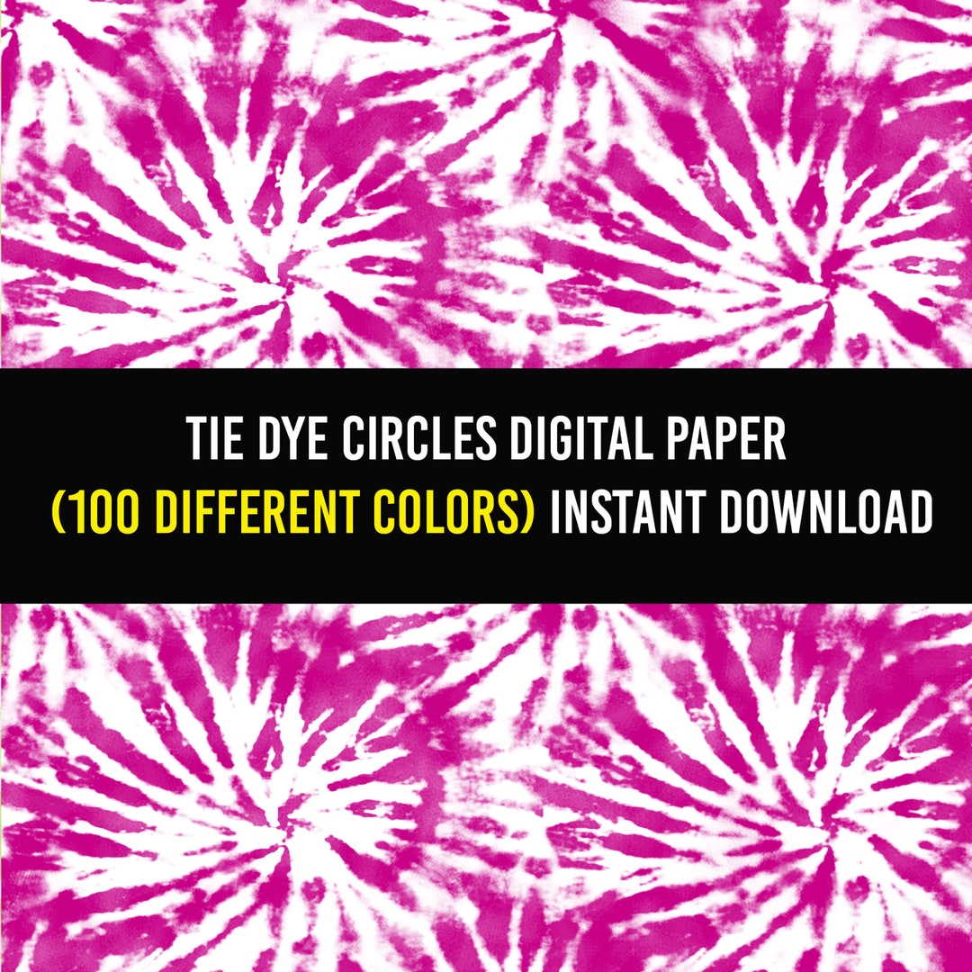 100 Tie Dye Digital Paper Pink TIE DYE Papers Tiedye Digital Papers ...