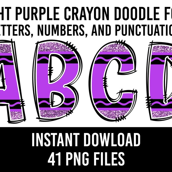 Crayons Alphabet Png - Etsy