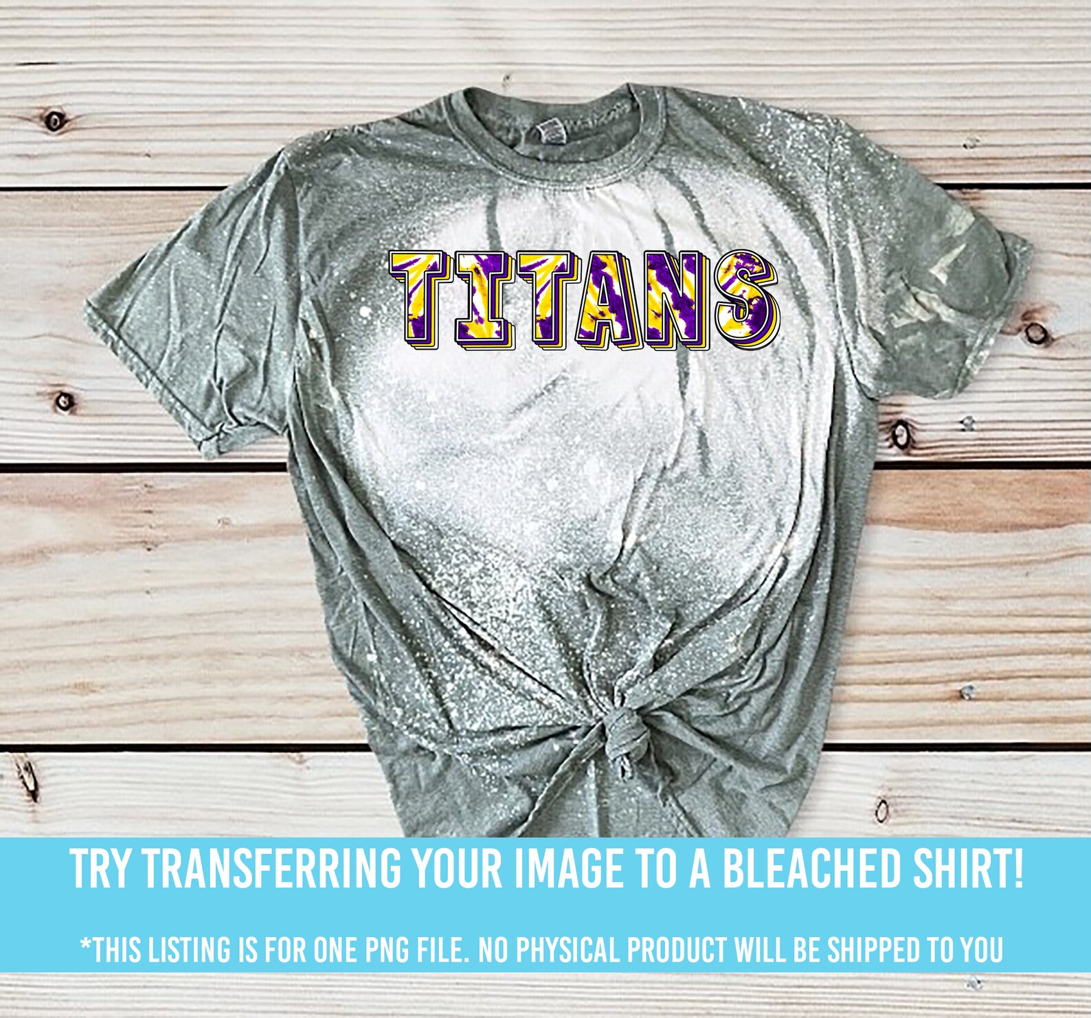 Titans PNG Transfer Mascot Digital Download PNG Tie-dye - Etsy