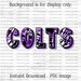 Colts PNG Transfer Mascot Digital Download PNG, Tie-dye, Purple and ...