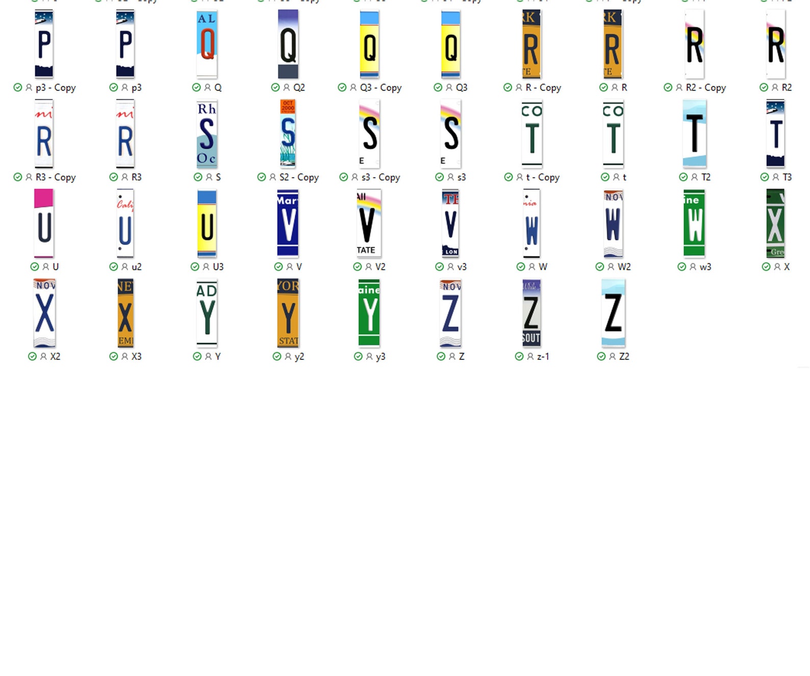 License Plate Alphabet Letters License Plate Numbers PNG Font - Etsy