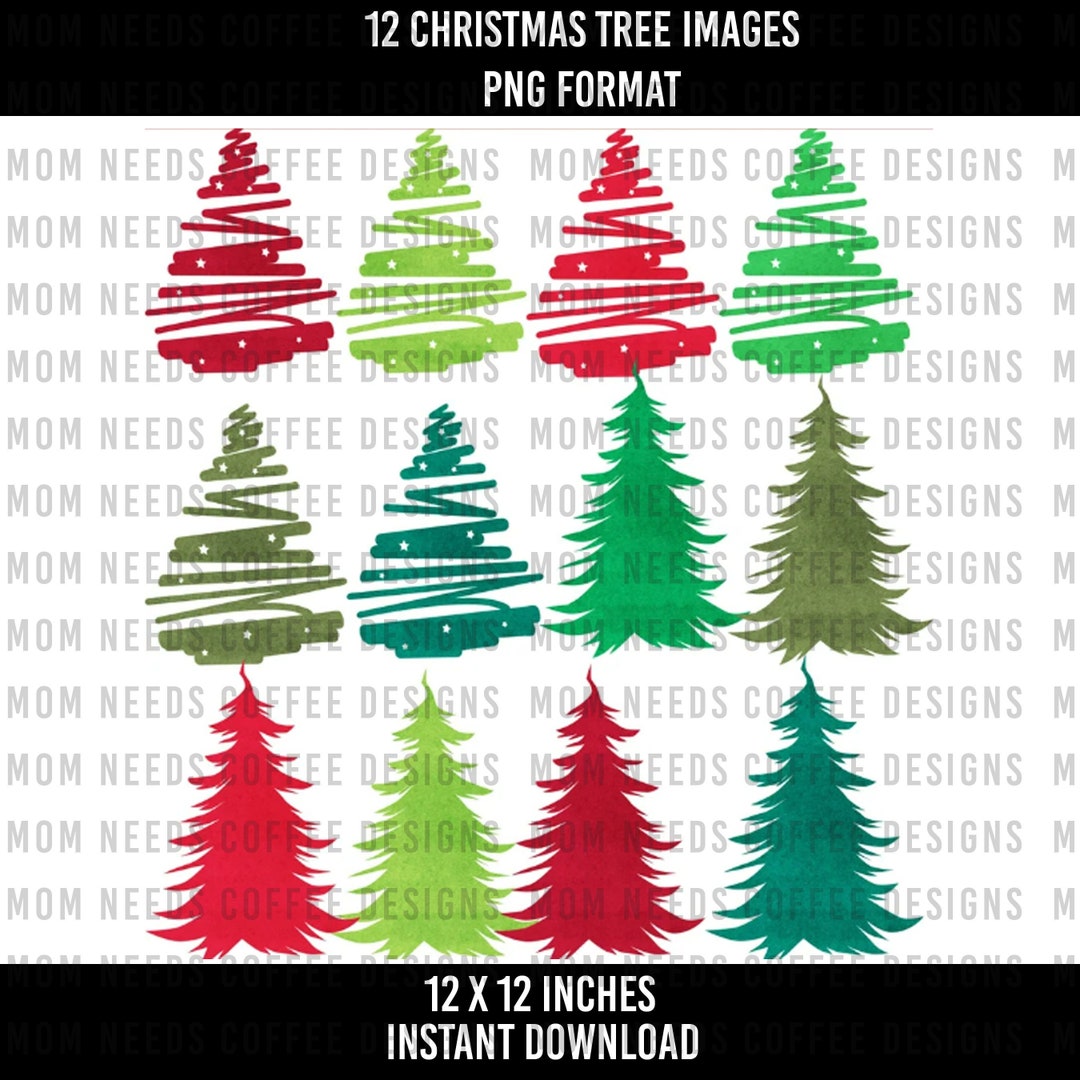 Christmas Tree Clip Art, Christmas Clipart, Tree Clip Art, Christmas ...