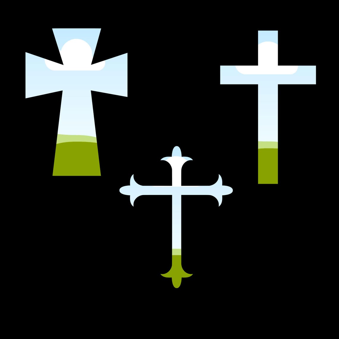 Cross Frames, Crosses Canva Frames, Custom States, Use Your Own ...