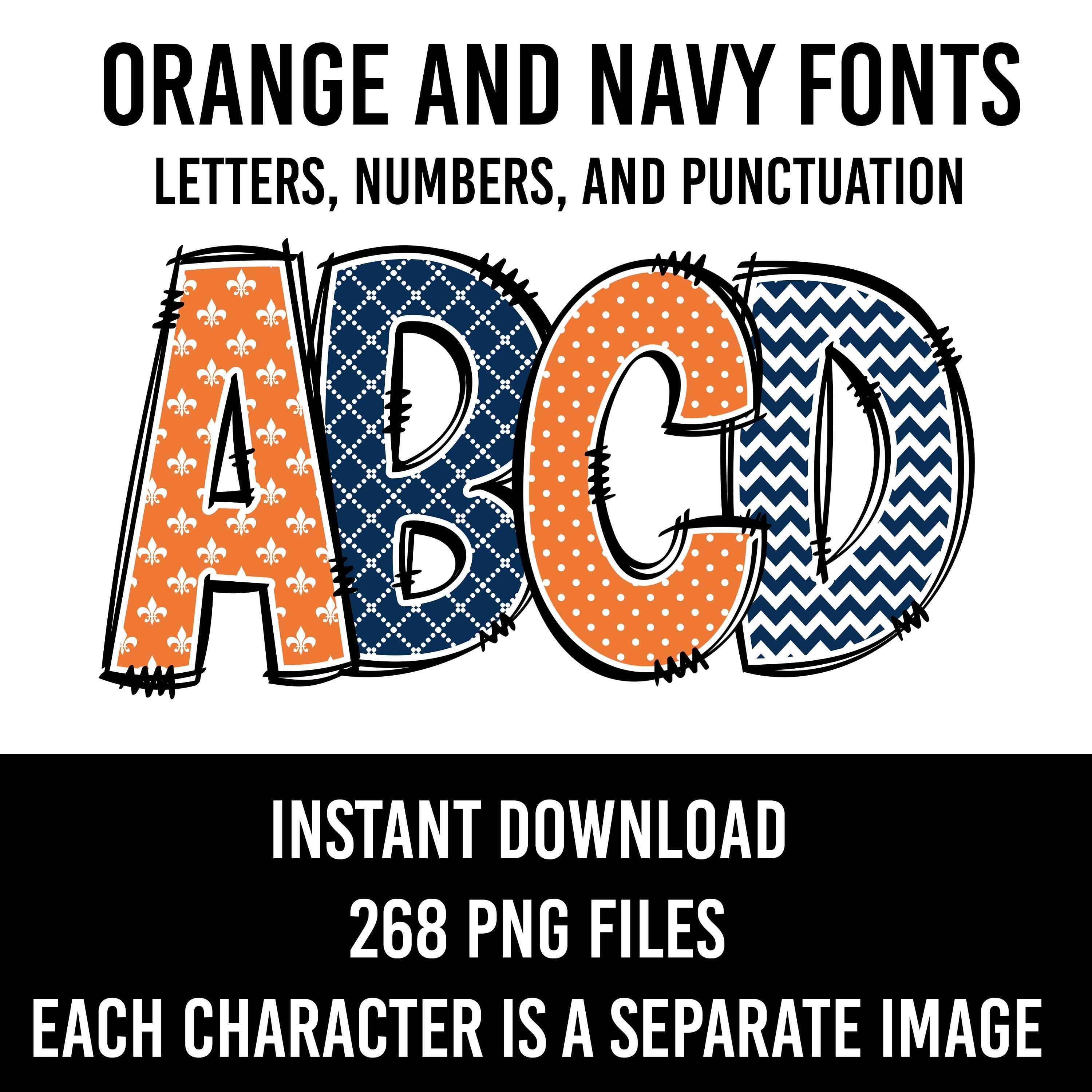 Navy Lettering Font
