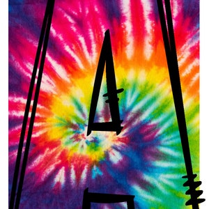 Tie Dye Alphabet Doodle Font Letters Tiedye Numbers PNG Font Tie Dye ...