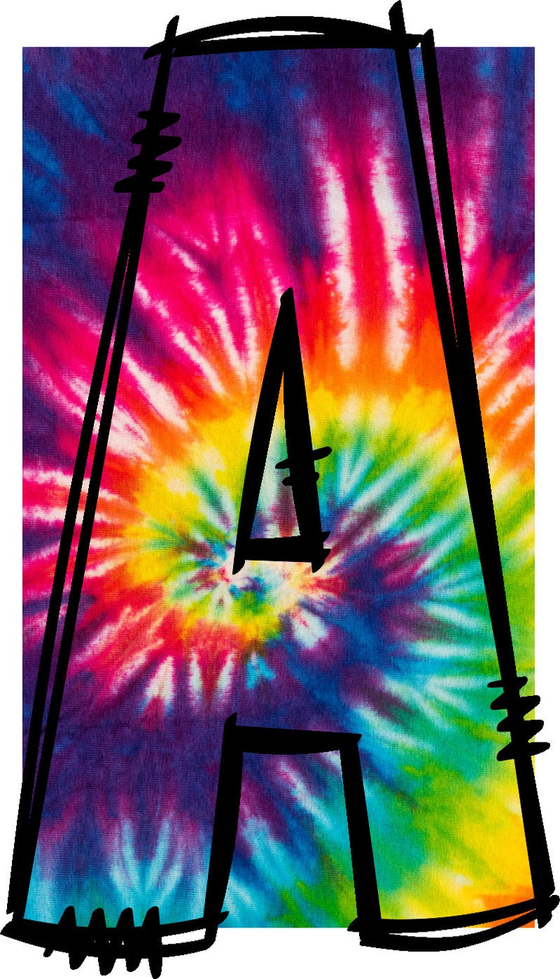 Tie Dye Alphabet Doodle Font Letters Tiedye Numbers PNG Font - Etsy
