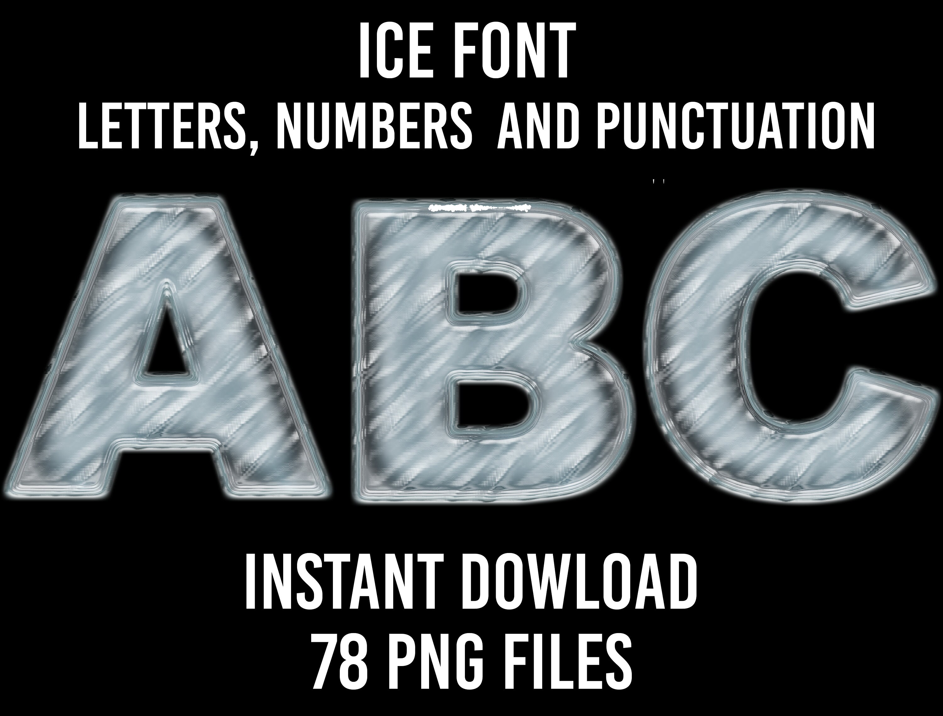 Ice Letters Font