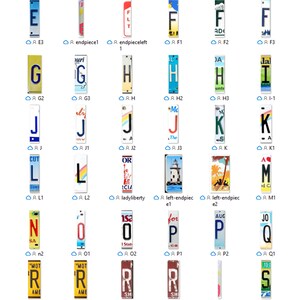License Plate Alphabet, 101 Letters, License Plate Numbers, PNG, JPG ...