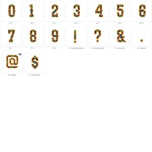 Southwestern PNG Alphabet, Cowboy Letters, Western Alpha, Faux ...