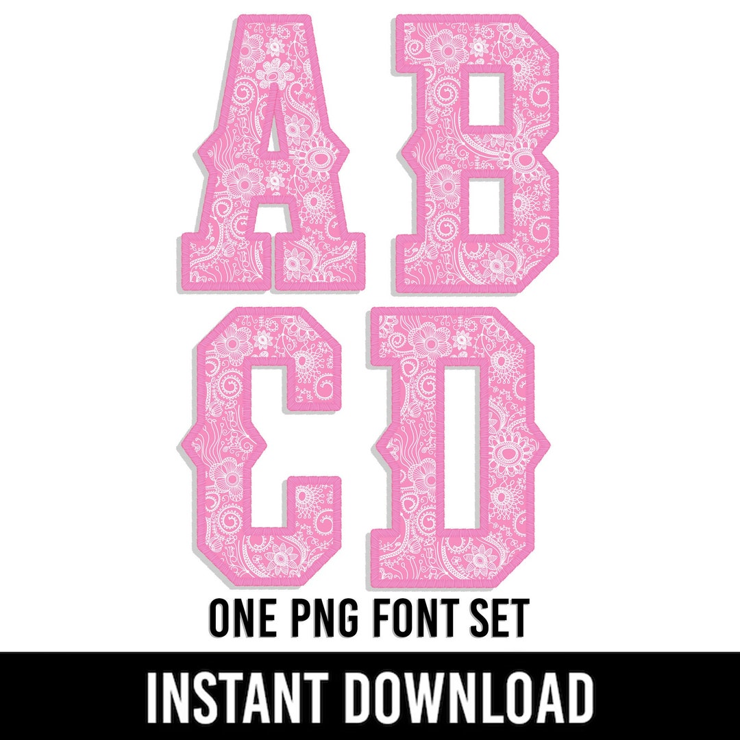 Digital Western Font, Cowgirl Alphabet, Southwestern Alpha, Sublimation ...