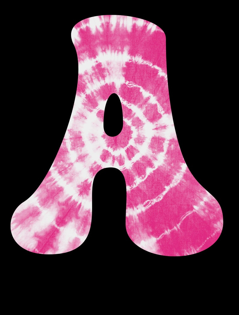 Tie Dye Alphabet Retro Font Letters Tiedye Numbers PNG Font Tie Dye ...
