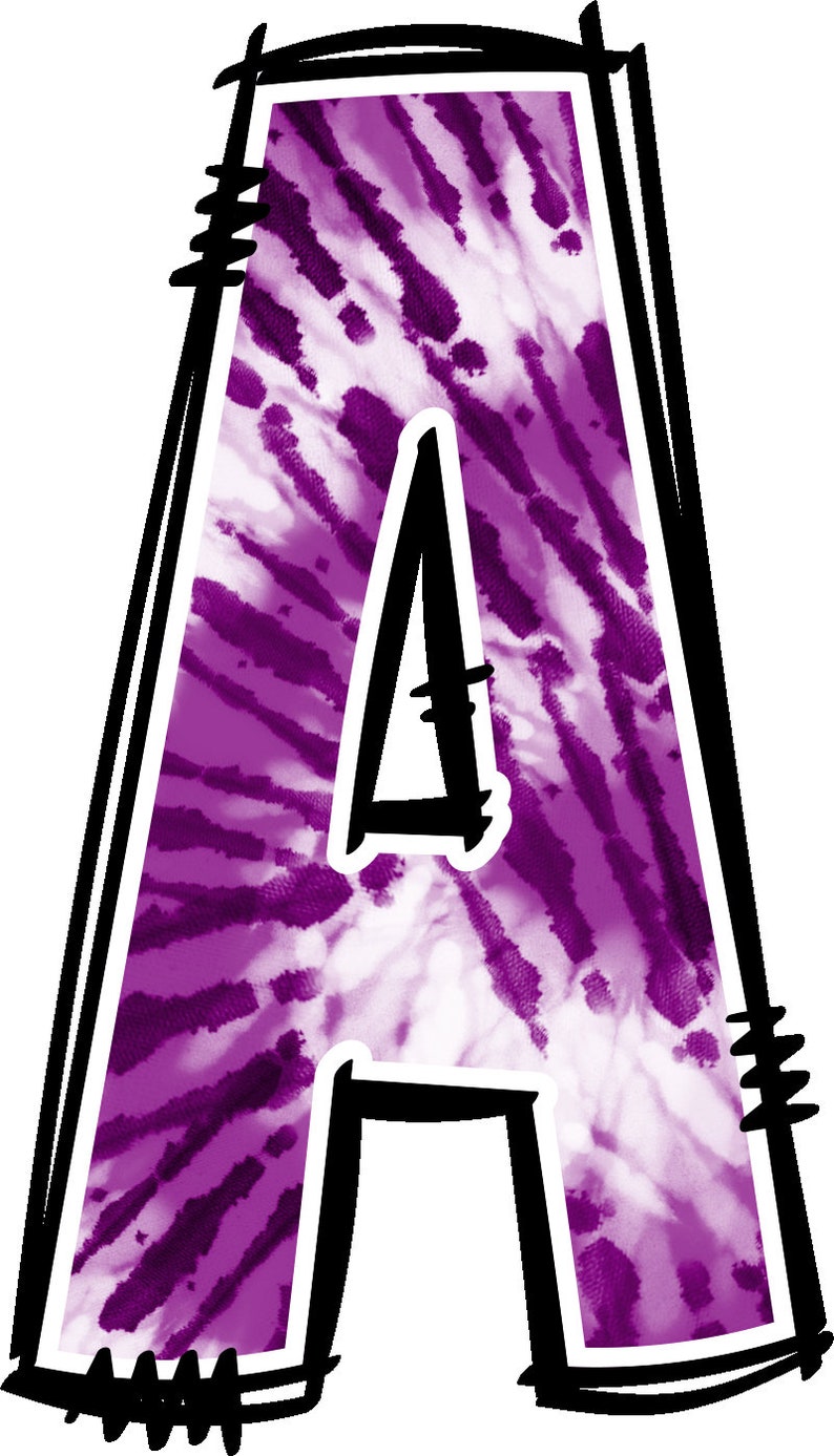 Tie Dye Alphabet Doodle Font Letters Tiedye Numbers PNG Font - Etsy
