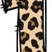 Leopard Print Alphabet Doodle Font, PNG, Animal Print Letters, Numbers ...