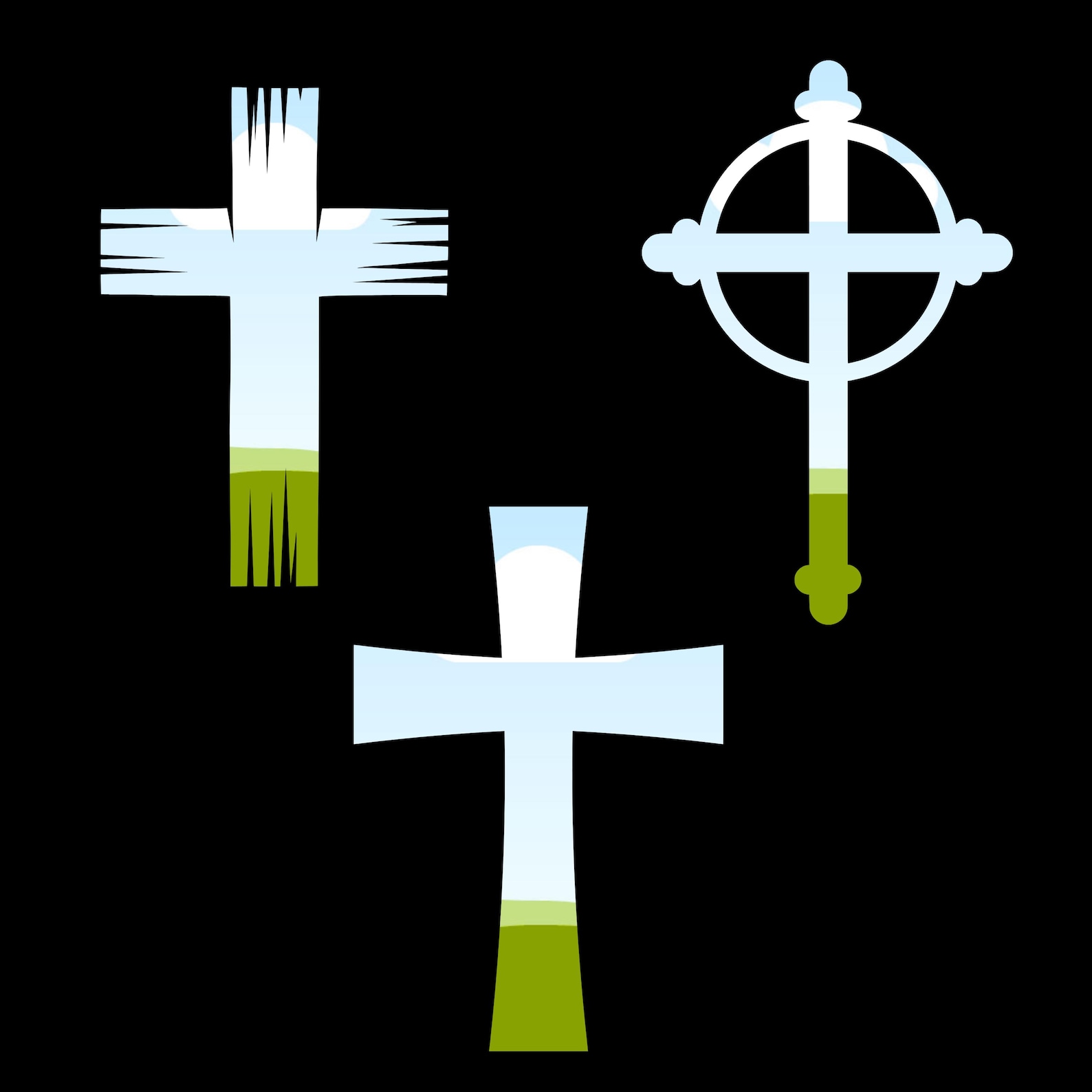 Cross Frames, Crosses Canva Frames, Custom States, Use Your Own ...