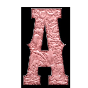 Tooled Leather Alphabets Doodle Font Letters Western Numbers - Etsy