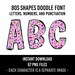 80s Alphabet Doodle Font 90s Letters Retro Numbers PNG - Etsy