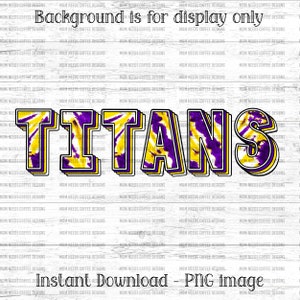 Titans PNG Transfer Mascot Digital Download PNG, Tie-dye, Purple and ...
