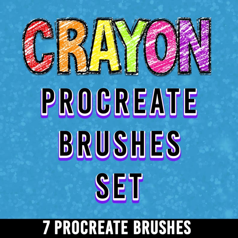 Crayon Procreate Brushes | Paper Textures | Procreate Rough Textured ...