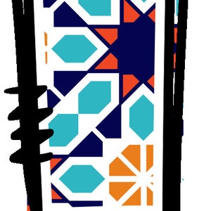 Talavera Alphabet Doodle Font Letters Mexican Tile Numbers Azulejo ...