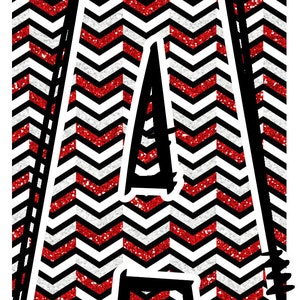 Red and Black Alphabet Herringbone Doodle Font Letters Tartan Numbers ...