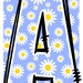 Daisy Alphabet Doodle Font Letters Floral Numbers PNG Daisy Flower ...