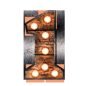 Marquee Font Wood Letters 52 Wooden Alphabet Western Alphabet - Etsy