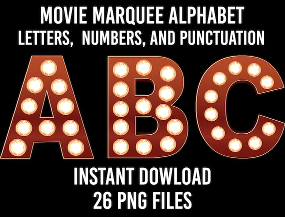 Theater Marquee Font