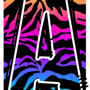 Animal Print Alphabet Doodle Font Letters Zebra Print Numbers PNG ...