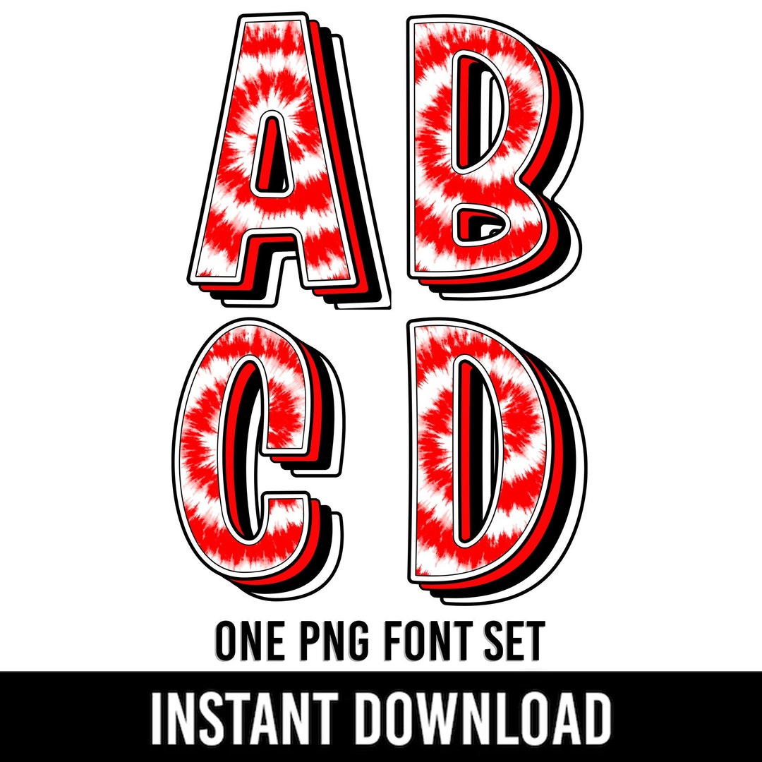 Red and White Alphabet, Doodle Font, Letters, Sports Alpha, Team Name ...