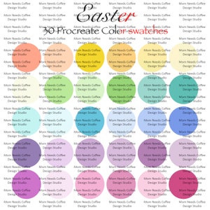 Easter Procreate Pastel Color Palette Colorful Light Colors Procreate ...