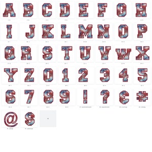Fourth of July Alphabet, PNG, Glitter, 4th of July Letters, Sublimation ...